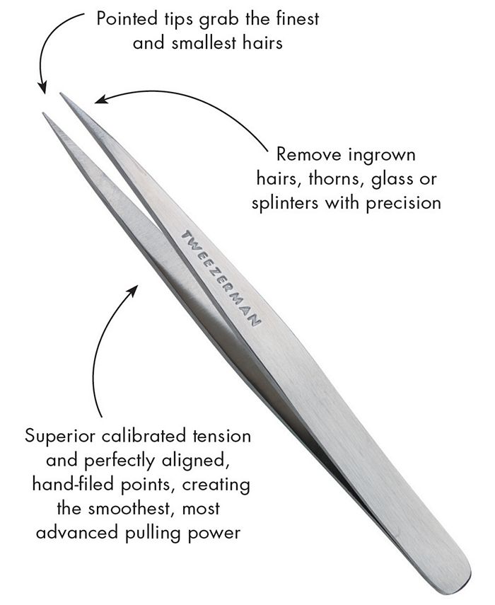 Tweezerman Stainless Steel Point Tweezer - Macy's