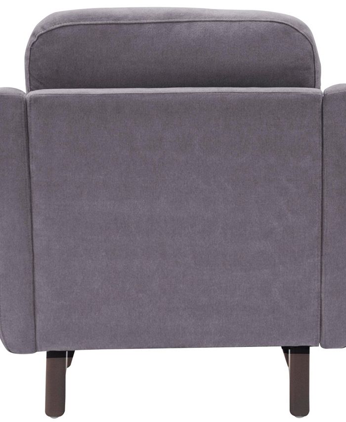 Elle Decor Elle Décor 24" Mid-Century Modern Chloe Armchair - Macy's