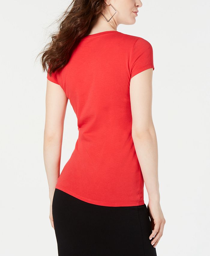 GUESS Script Logo T-Shirt - Macy's