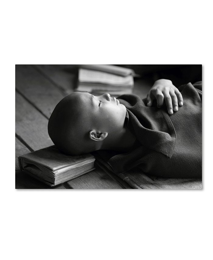 Trademark Global Walde Jansky 'Sleeping Buddha' Canvas Art - 32" x 22 ...