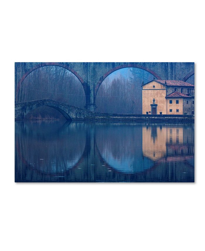 Trademark Global Massimo Della Latta 'Bridge House' Canvas Art - 24" x ...