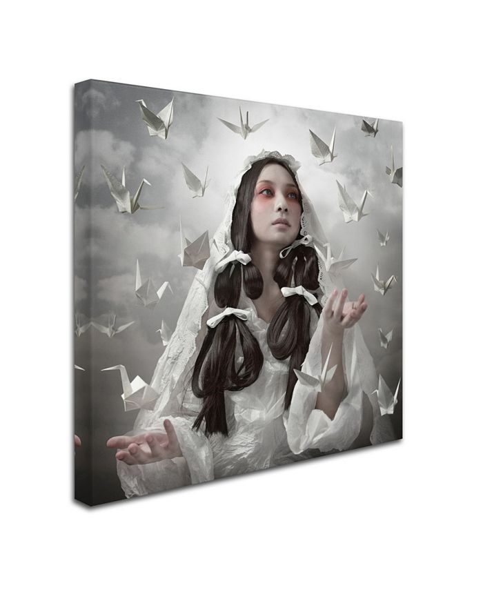 Trademark Global Kiyo Murakami 'Goddess Of Origami' Canvas Art - 24" x ...