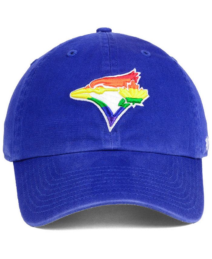 '47 Brand Toronto Blue Jays Pride CLEAN UP Strapback Cap - Macy's