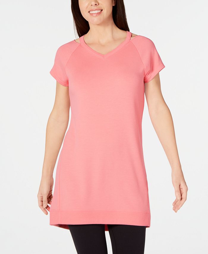 Ideology Cut-Out Tunic, Created for Macy's - Macy's