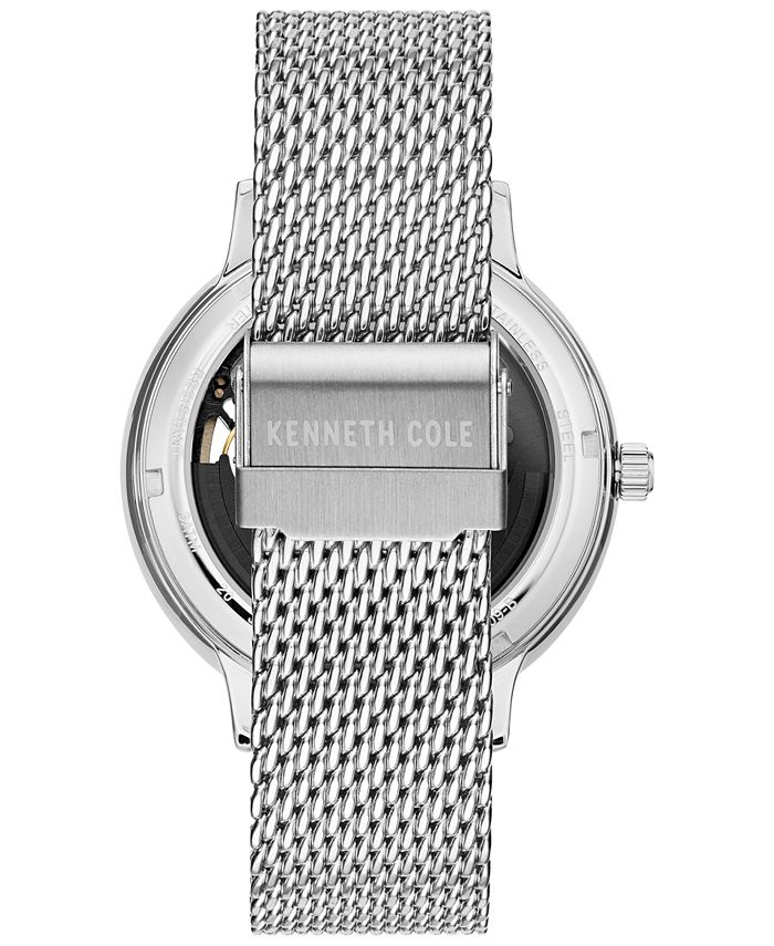 Kenneth Cole New York Men's Automatic Stainless Steel Mesh Bracelet ...