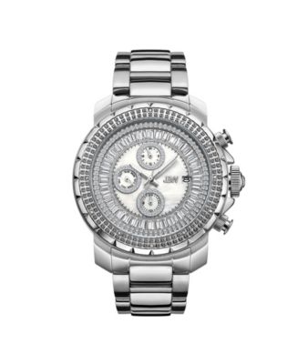 Jbw Men's Titus Diamond (1/8 ct.t.w.) Stainless Steel Watch - Macy's