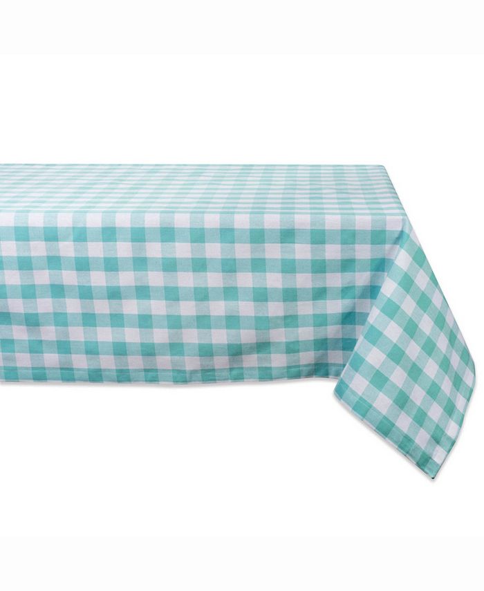 Design Imports Checkers Table cloth 60" X 84" - Macy's