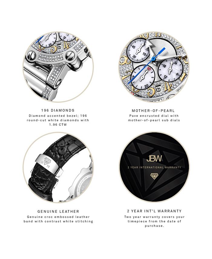 Jbw Men's 10 YR Anniversary Phantom Diamond (1 3/4 ct.t.w ...