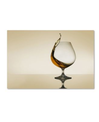 Jackson Carvalho 'Splash Curves' Canvas Art - 32" x 22" x 2" - Macy's