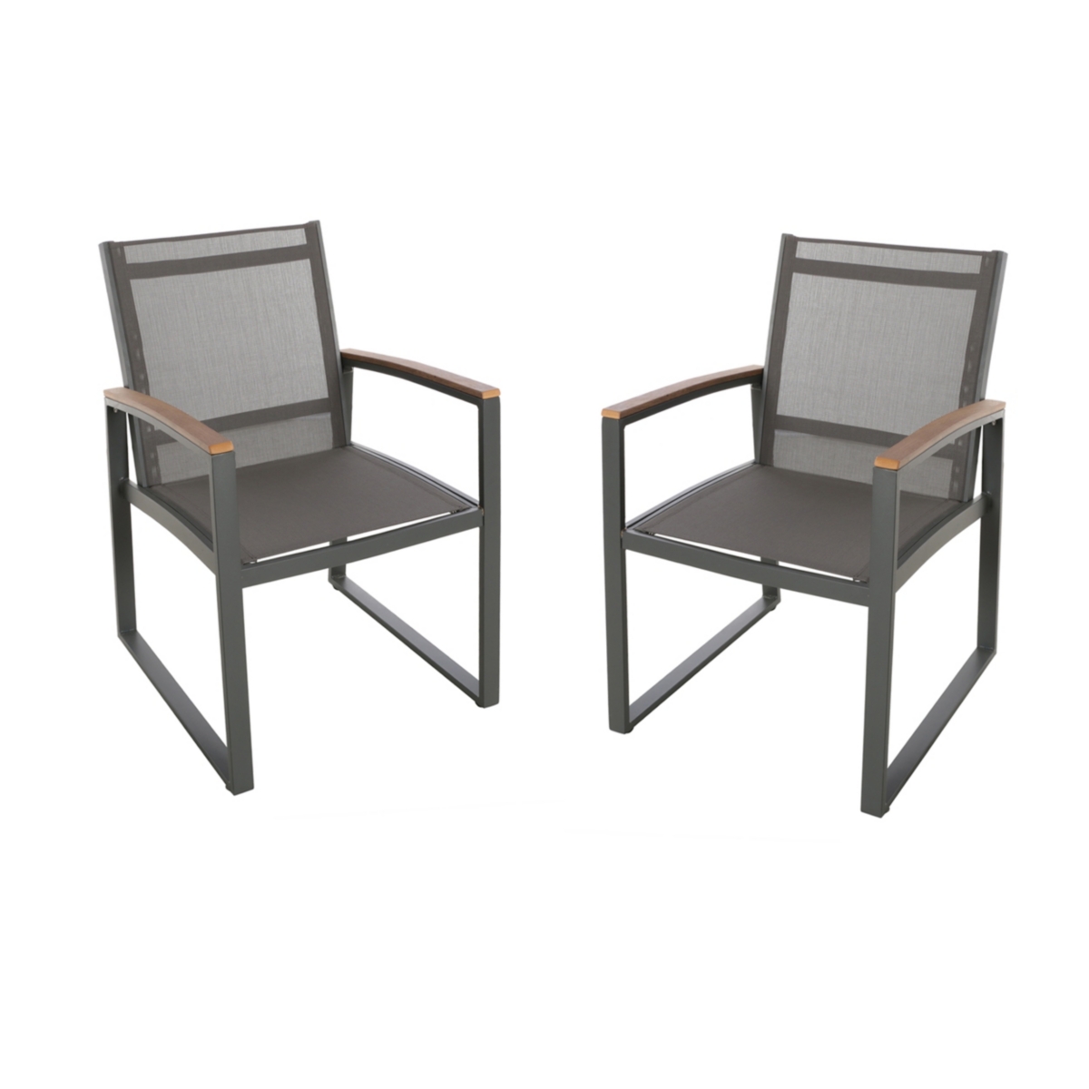 Click here for Glasgow Outdoor Dining Chair (Set of 2) - Grey prices