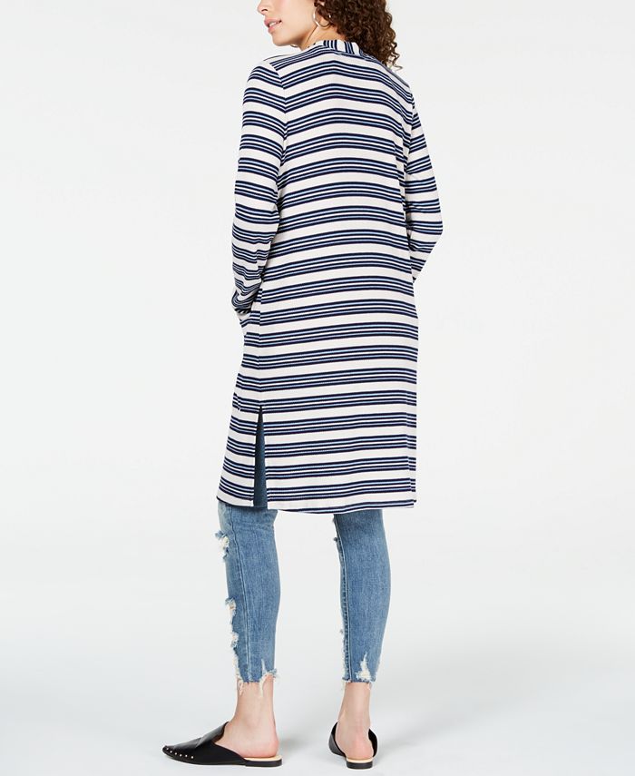 Hippie Rose Juniors' Rib-Knit Duster Cardigan - Macy's