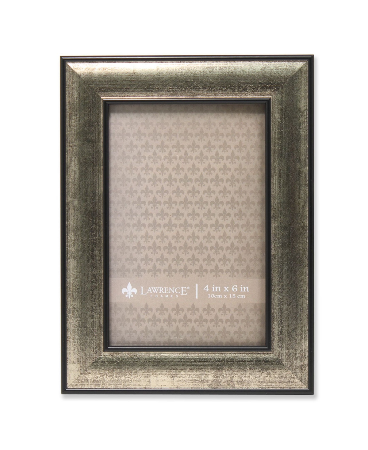 Click here for Lawrence Frames Domed Burnished Silver and Black P... prices