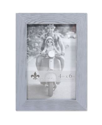 Lawrence Frames Charlotte Weathered Gray Wood Picture Frame - 4" x 6 ...