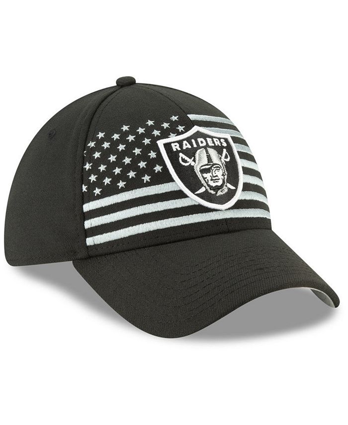 New Era Little Boys Oakland Raiders Draft 39THIRTY Stretch Fitted Cap ...