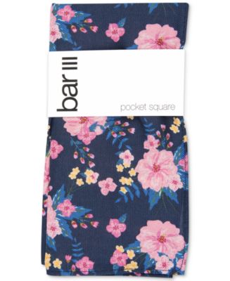 Bar III Men's Morgan Floral Pocket Square, Created for Macy's - Macy's
