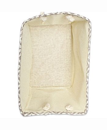 Design Import Burlap Bin Border, Rectangle - Macy's