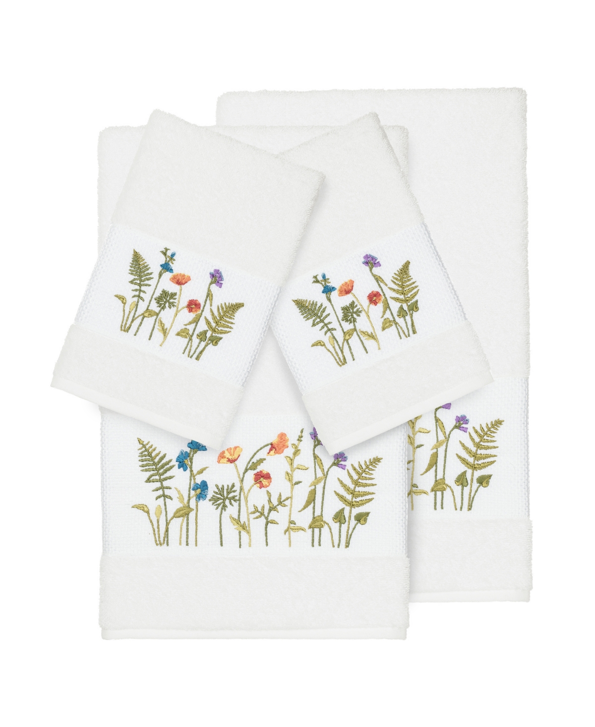 Click here for Linum Home Turkish Cotton Serenity 4-Pc. Embellish... prices