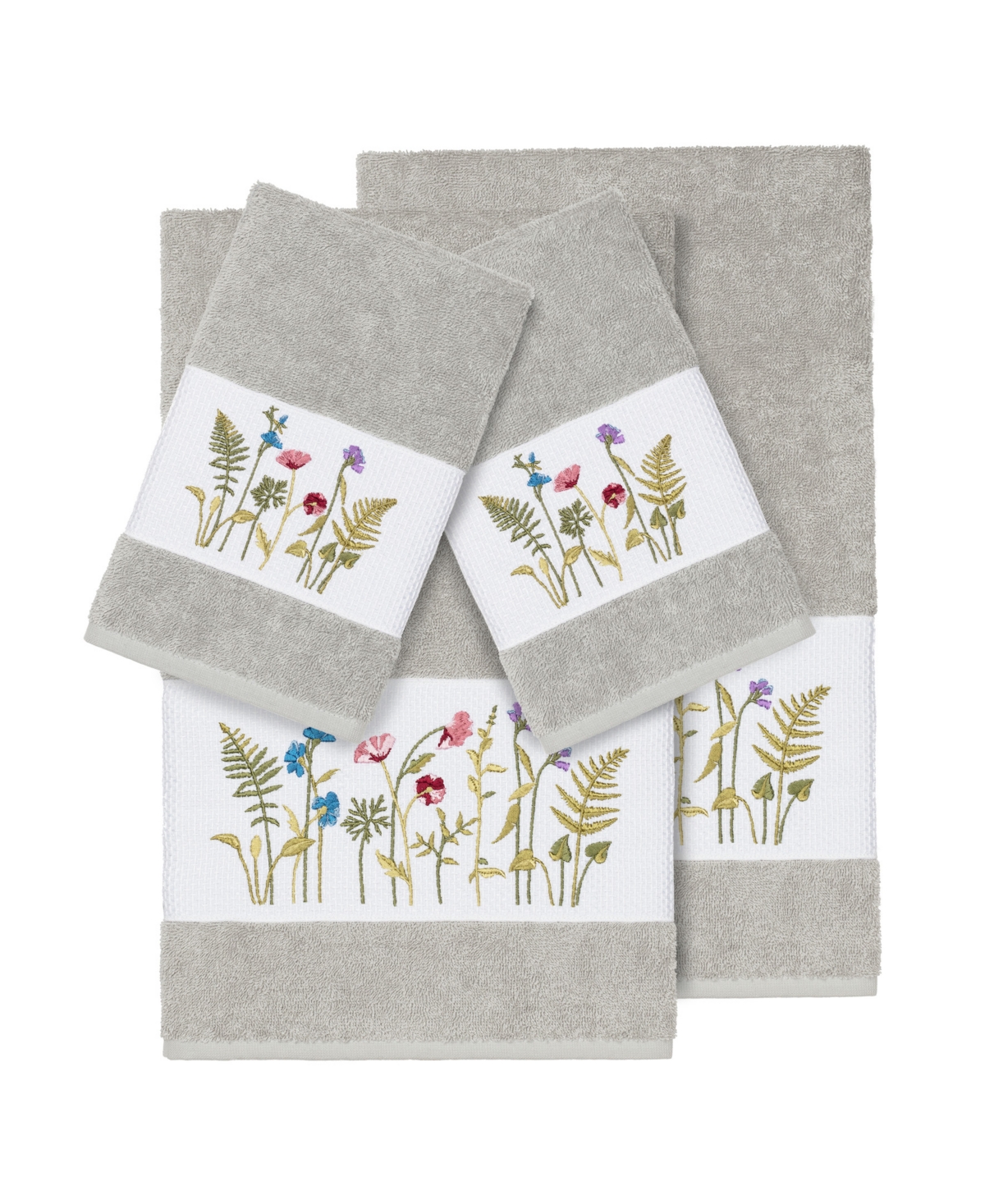 Click here for Linum Home Turkish Cotton Serenity 4-Pc. Embellish... prices