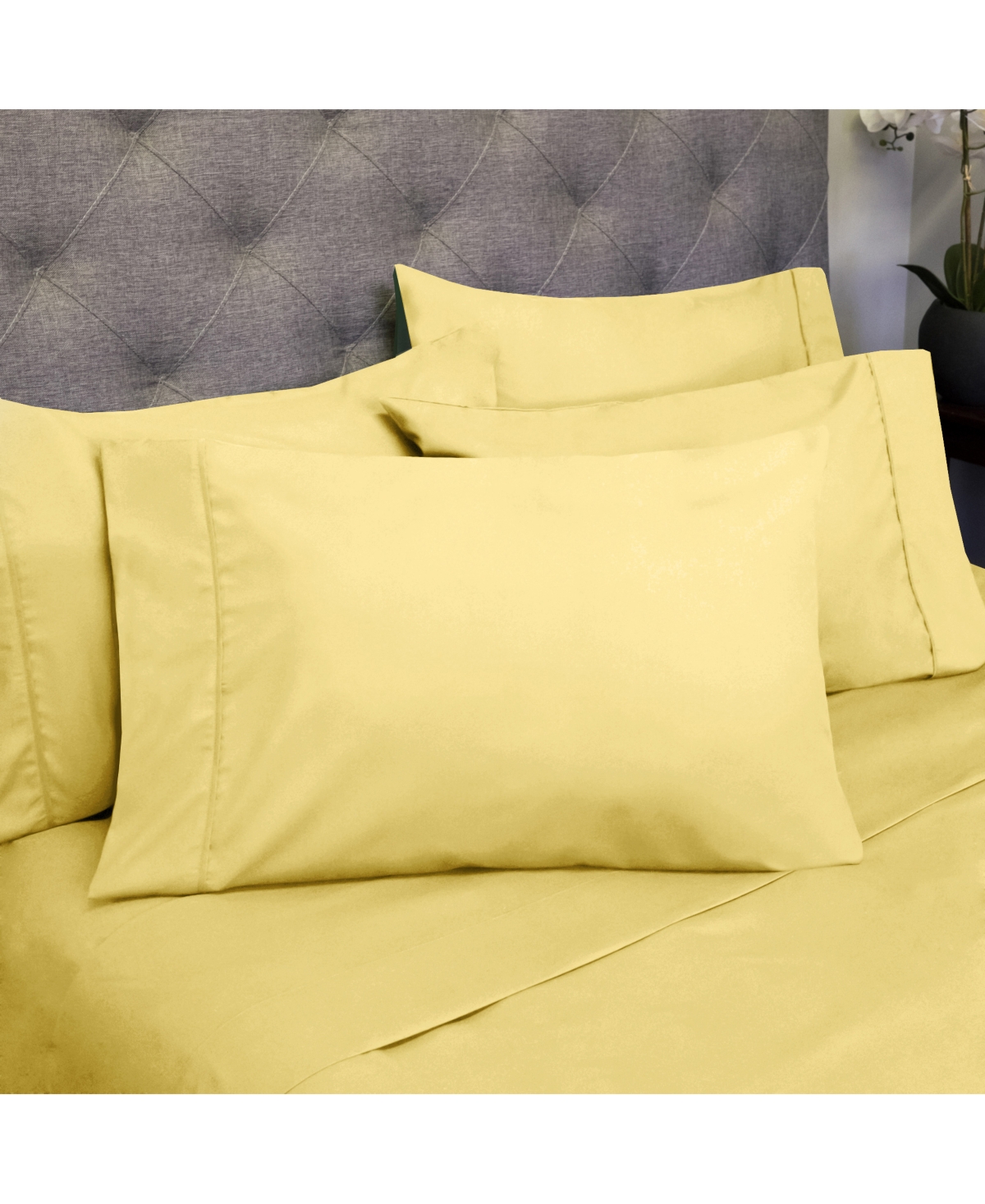 Click here for Sweet Home Collection 6-Pc. Sheet Set  King - Yell... prices