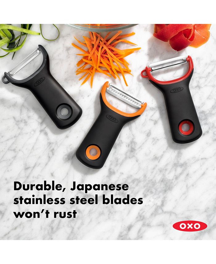 OXO Good Grips Assorted Prep Y-Peelers, Set of 3 - Macy's