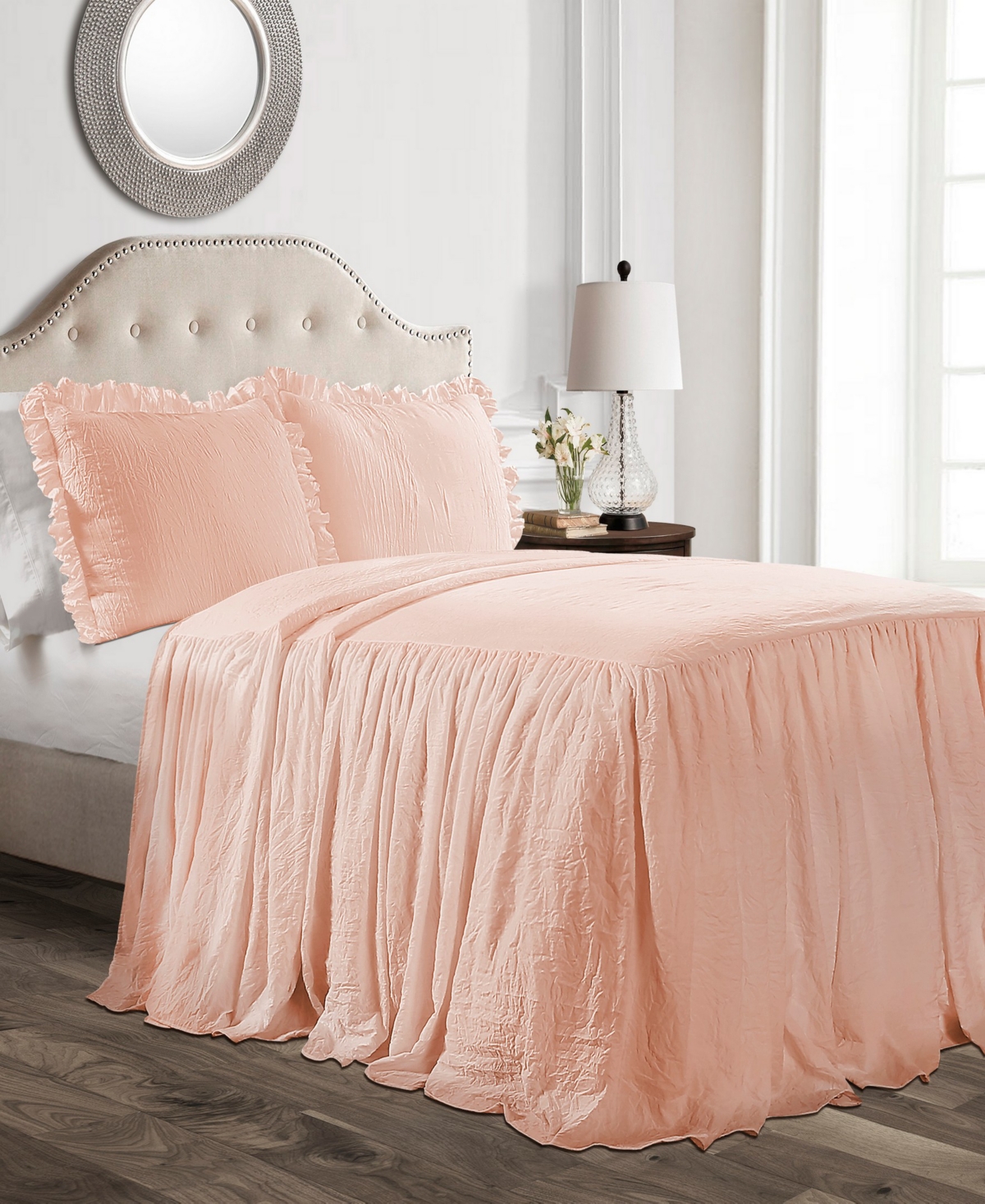 Click here for Lush Decor Ruffle Skirt 3-Pc. Bedspread Set  King... prices
