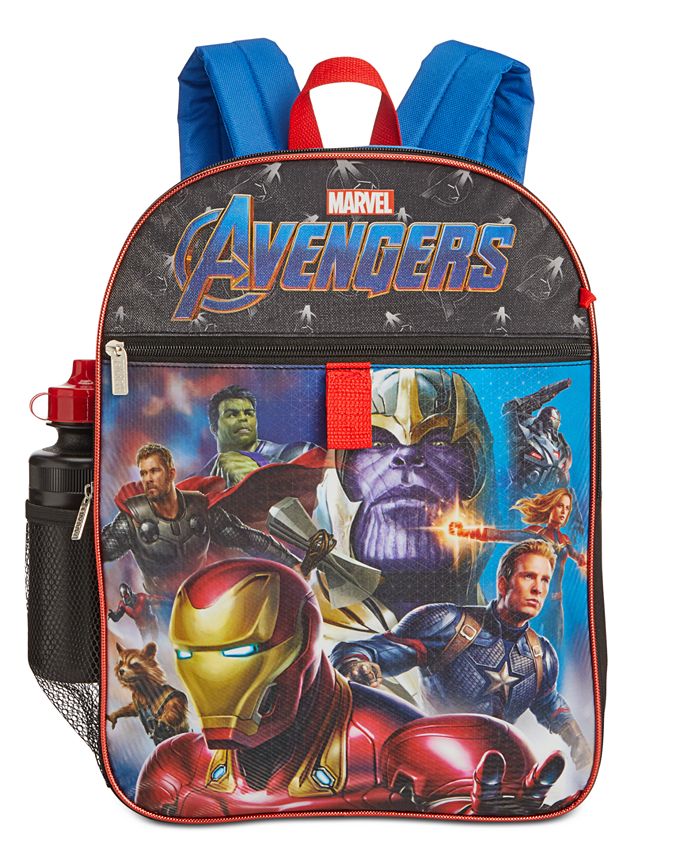 Bioworld Little & Big Boys 5-Pc. Avengers Backpack & Lunch Kit Set - Macy's