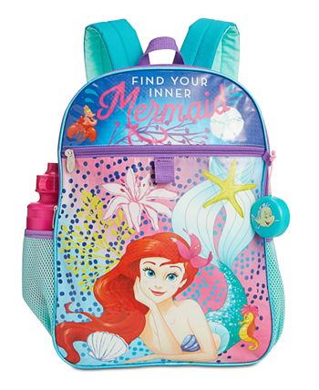 Bioworld Little & Big Girls 5-Pc. Little Mermaid Backpack & Lunch Kit ...
