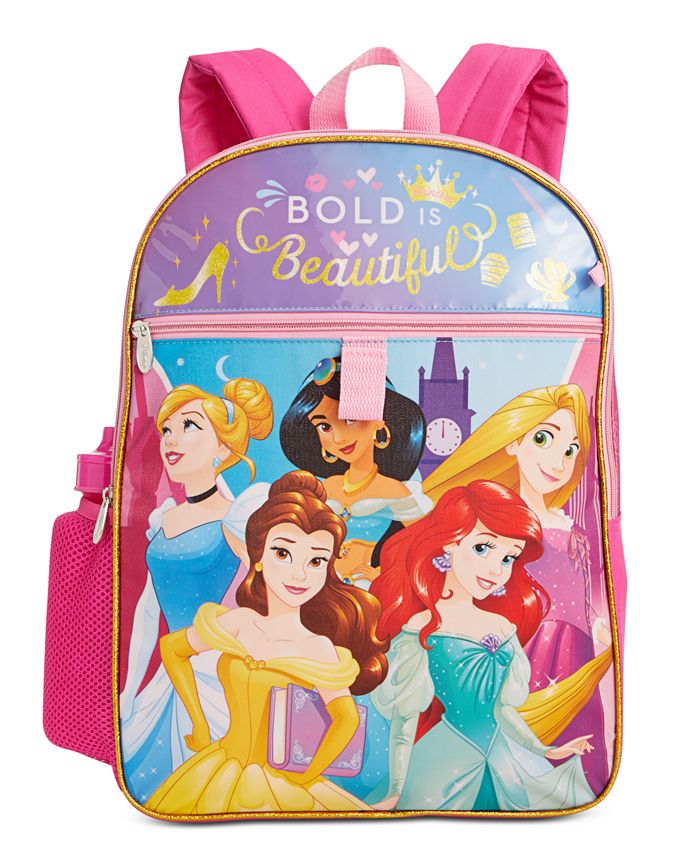 Bioworld Little & Big Girls 5-Pc. Disney Princesses Backpack & Lunch ...