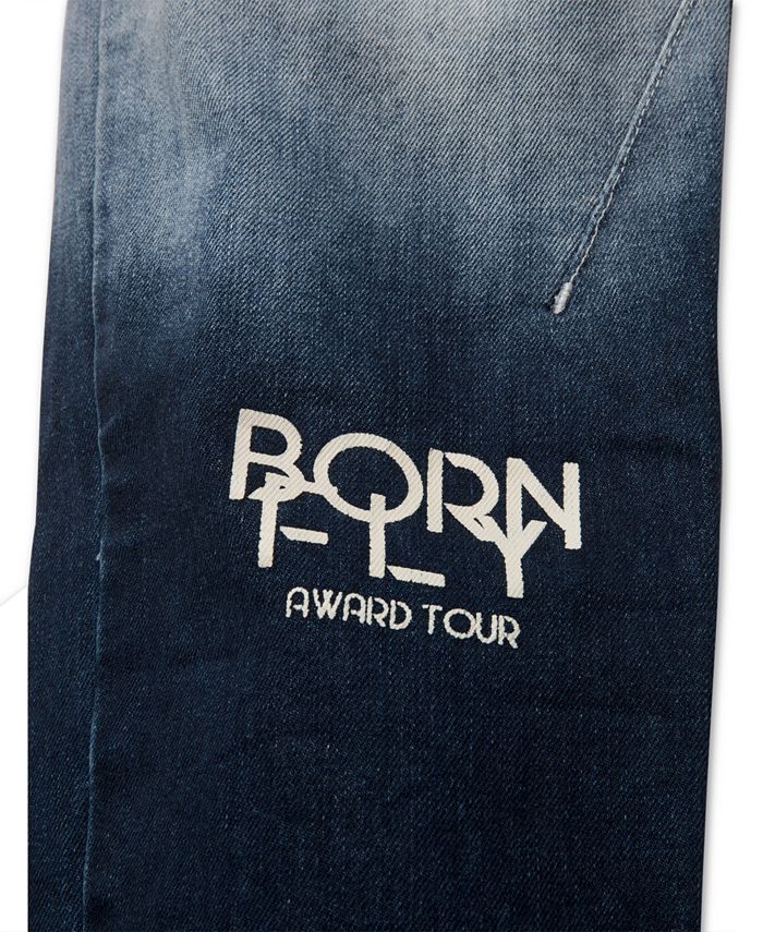 Born Fly Men's Big & Tall Graphic Jeans - Macy's