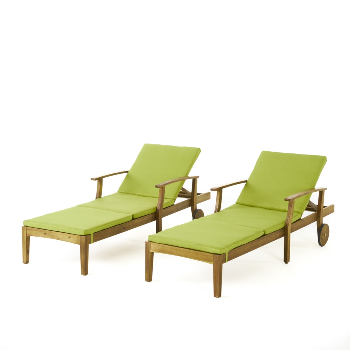 Click here for Perla Outdoor Chaise Lounge (Set of 2) - Green prices