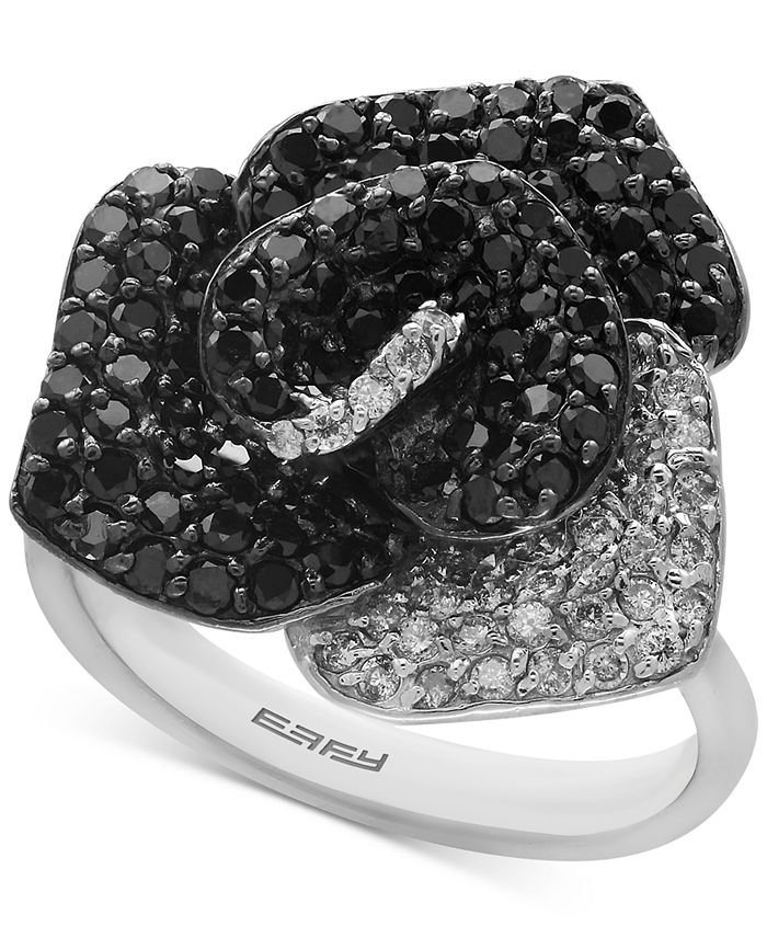 EFFY Collection EFFY® Diamond Flower Statement Ring (1-5/8 ct. t.w.) in ...