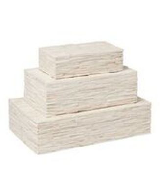 Global Views Chiseled Bone Storage Box Large - Macy's