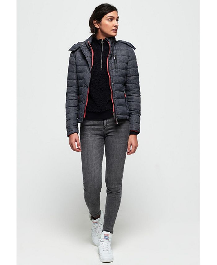 Superdry Fuji Slim Double Zip Hooded Jacket - Macy's