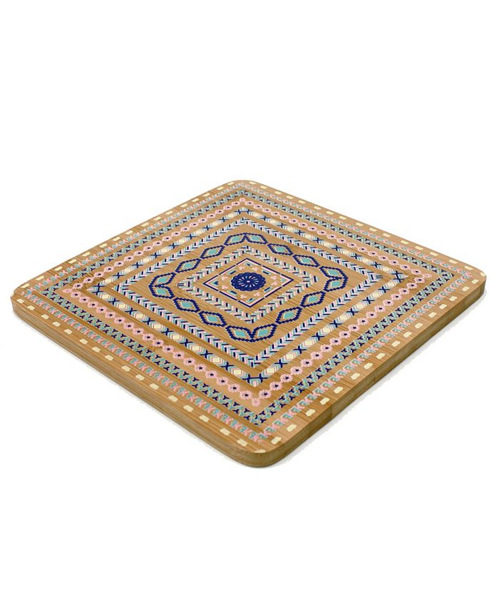 BergHOFF Bamboo Multi-Colored Trivets, Set Of 4 - Macy's