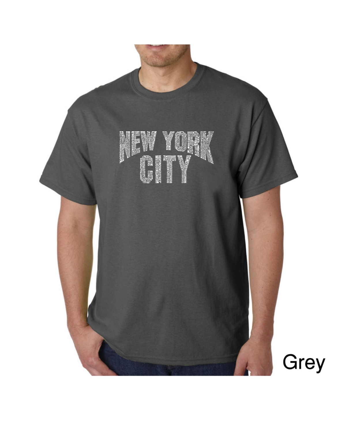 Click here for La Pop Art Mens Word Art T-Shirt - New York City N... prices