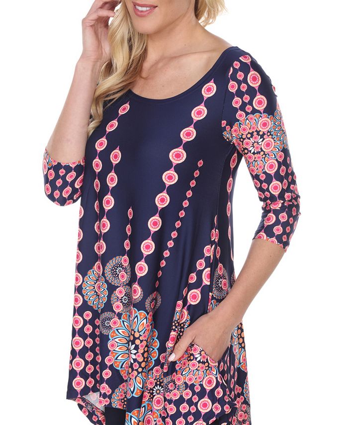 White Mark Women's Rella Tunic - Macy's