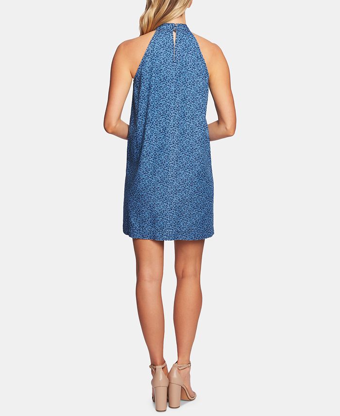 CeCe Cotton Tie-Neck Mini Dress - Macy's