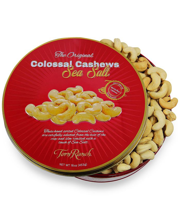Torn Ranch Colossal Cashews Gift Tin & Reviews - Food & Gourmet Gifts ...