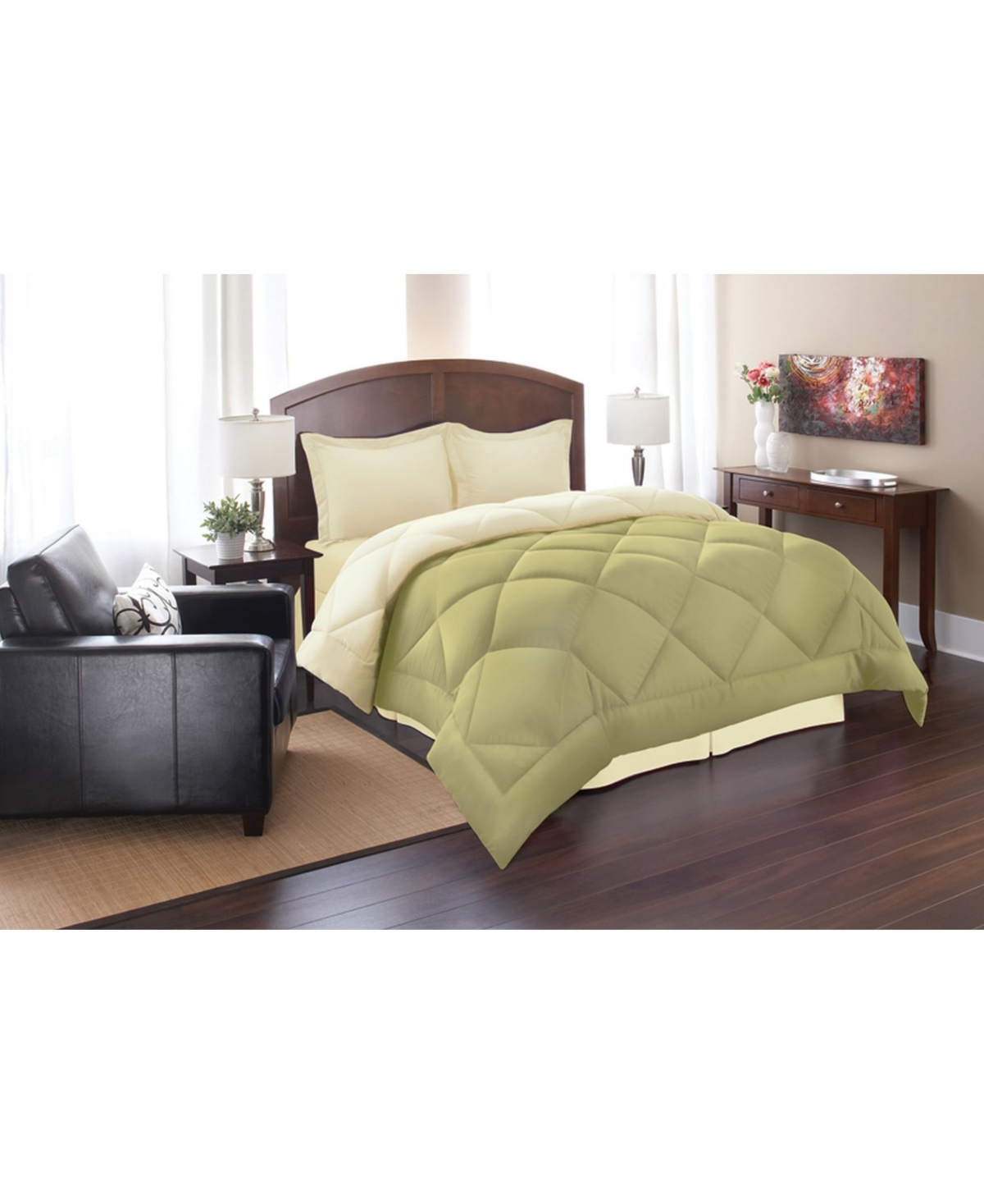 Click here for Elegant Comfort Reversible Down Alternative 3 Pc.... prices