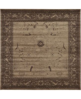 Bayshore Home Aldrose Ald4 10' x 10' Square Area Rug - Macy's