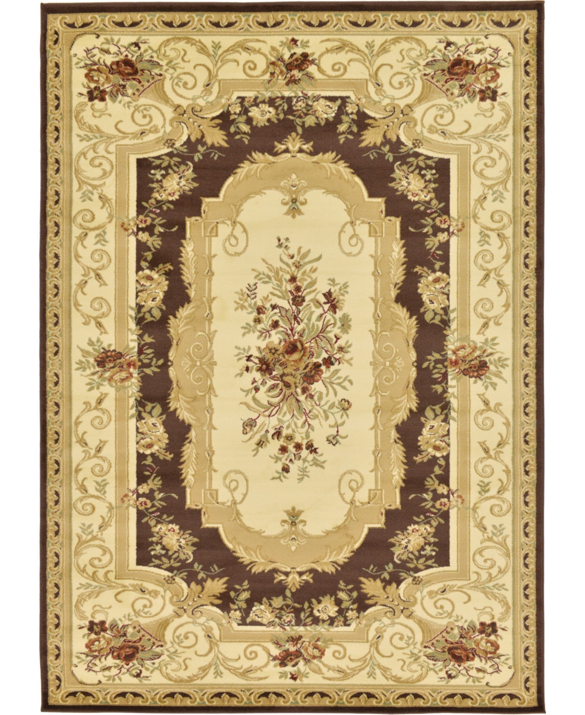Click here for Bayshore Home Belvoir Blv3 7 x 10 Area Rug - Brown prices