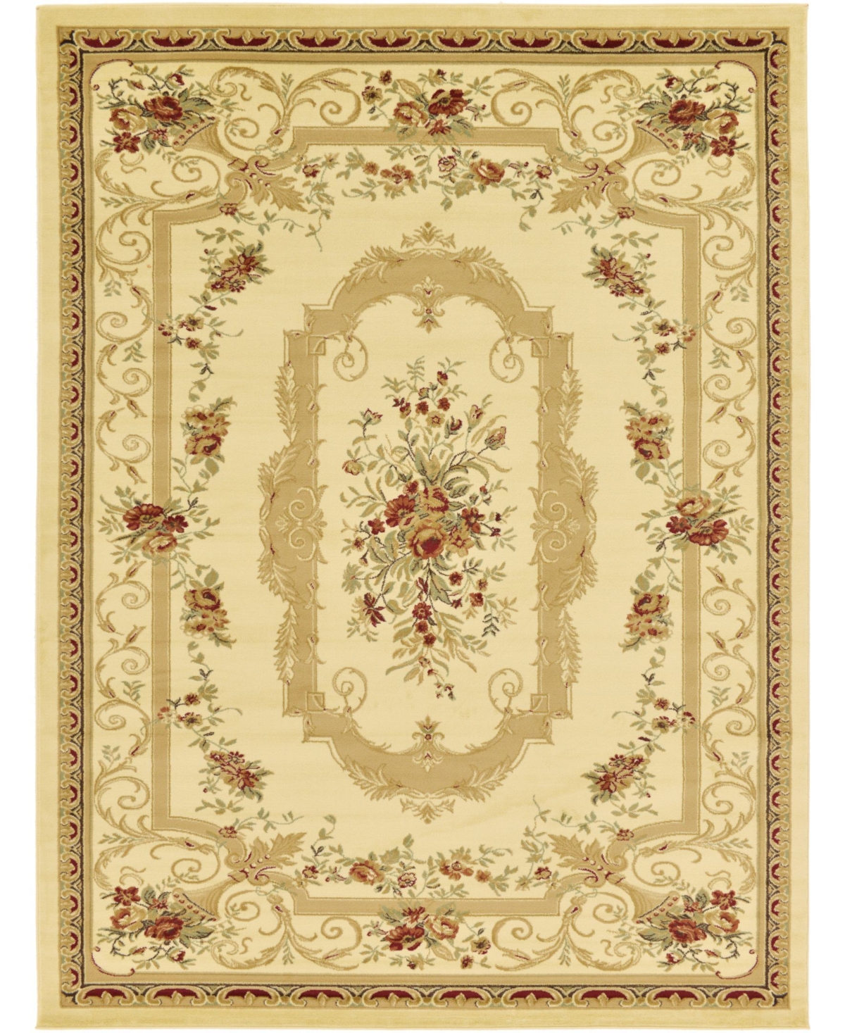 Click here for Bayshore Home Belvoir Blv3 9 x 12 Area Rug - Ivory prices
