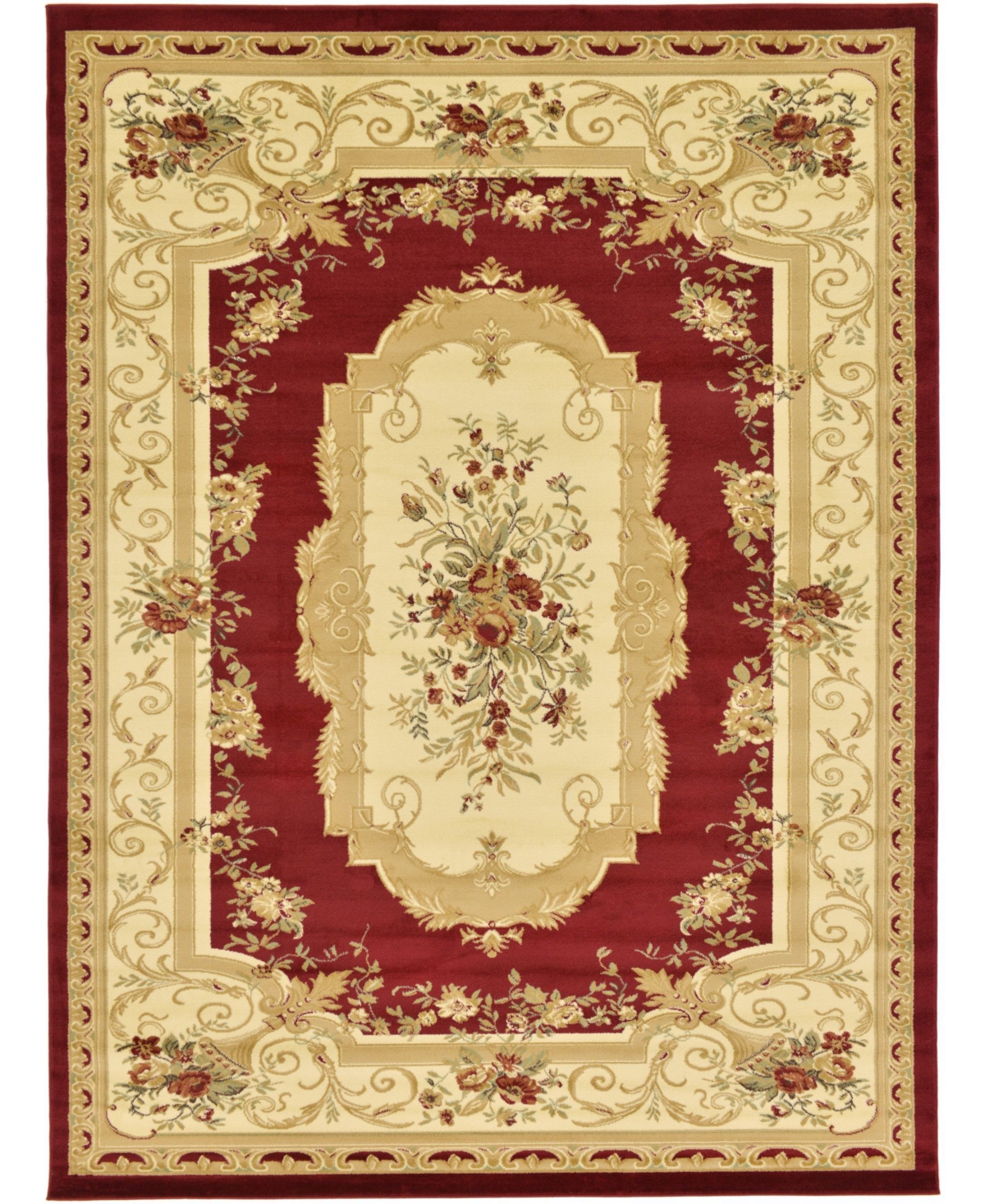 Click here for Bayshore Home Belvoir Blv3 9 x 12 Area Rug - Red prices