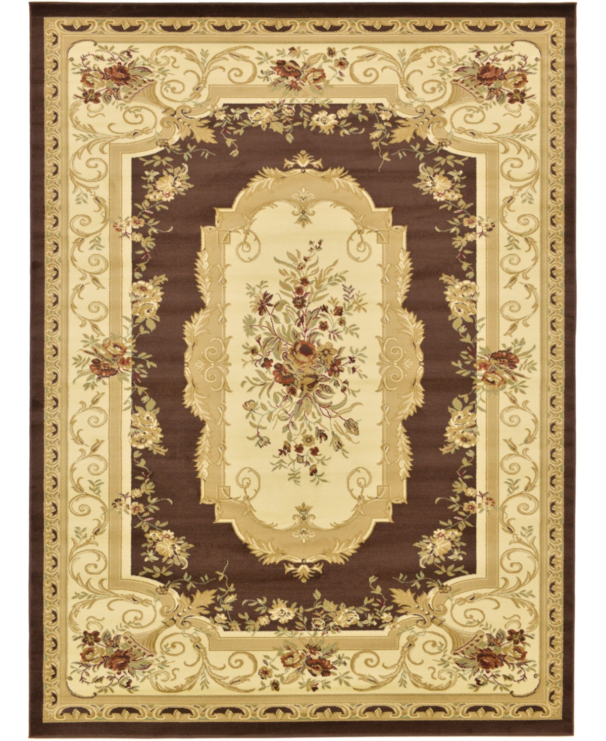 Click here for Bayshore Home Belvoir Blv3 9 x 12 Area Rug - Brown prices