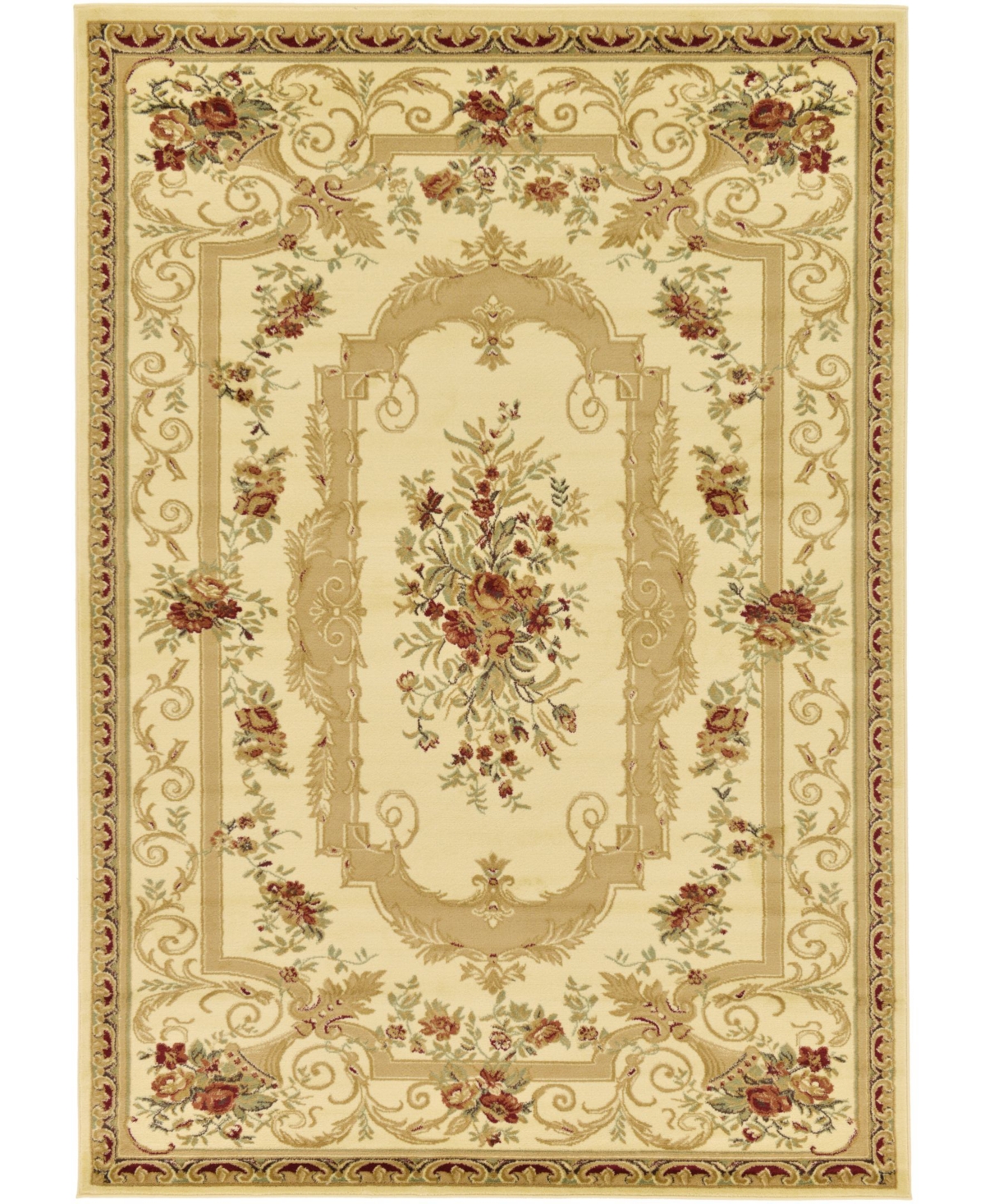 Click here for Bayshore Home Belvoir Blv3 7 x 10 Area Rug - Ivory prices