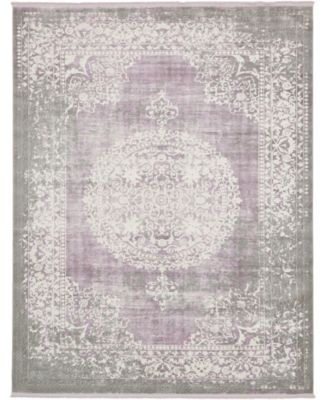 Bayshore Home Norston Nor4 Purple 8' x 10' Area Rug - Macy's