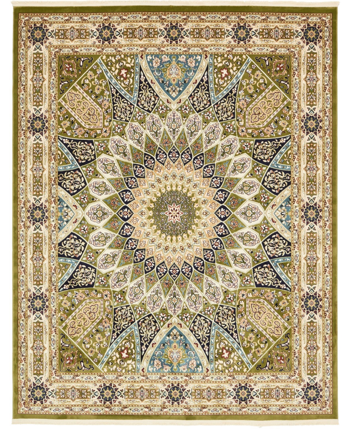 Click here for Bayshore Home Zara Zar9 8 x 10 Area Rug - Green prices