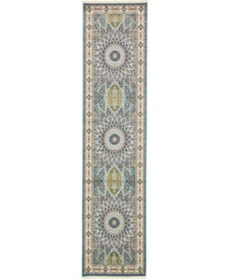 Bayshore Home Zara Zar9 3' x 13' Runner Area Rug - Macy's