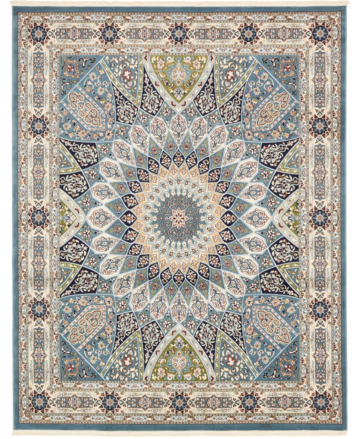 Click here for Bayshore Home Zara Zar9 8 x 10 Area Rug - Blue prices