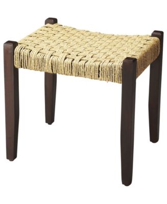 Butler Garner Woven Jute Stool - Macy's